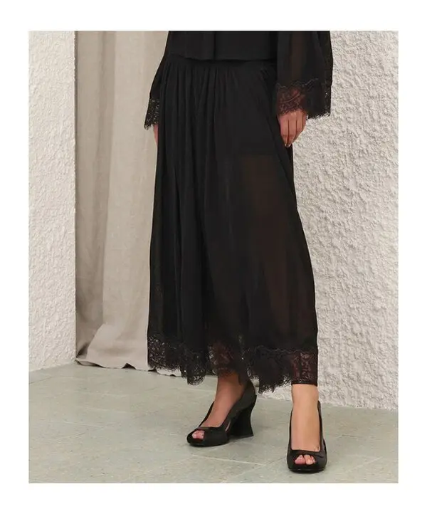 Zimmermann Valiant Lace-trim Maxi Skirt
