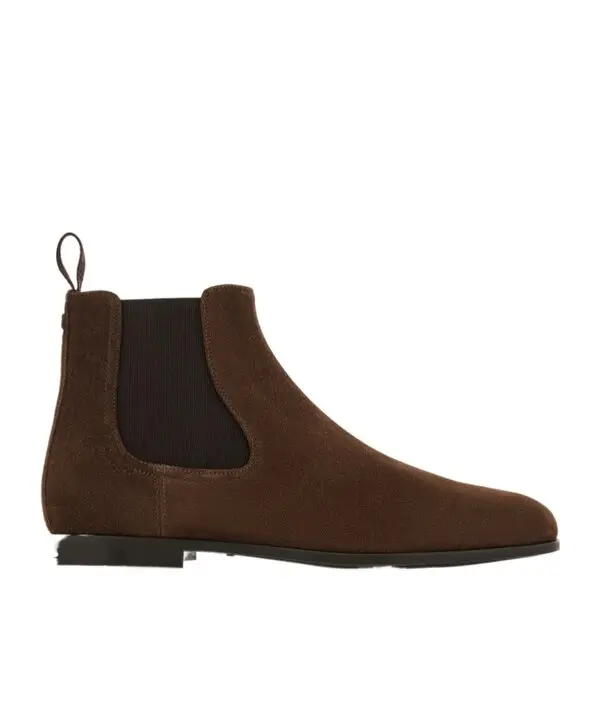 FERRAGAMO Suede Chelsea Boots