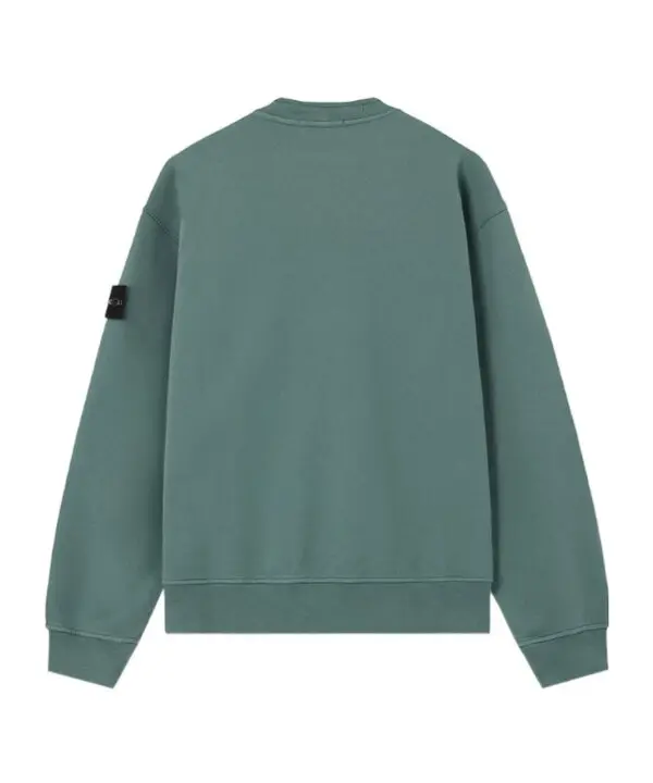 Stone Island Logo Patch Long-sleeved Sweatshirt