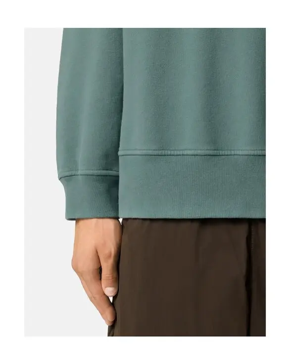 Stone Island Logo Patch Long-sleeved Sweatshirt