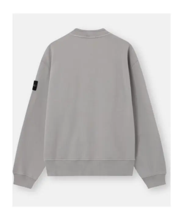 Stone Island Oversized-fit Crewneck Sweatshirt With Ribbed Trims