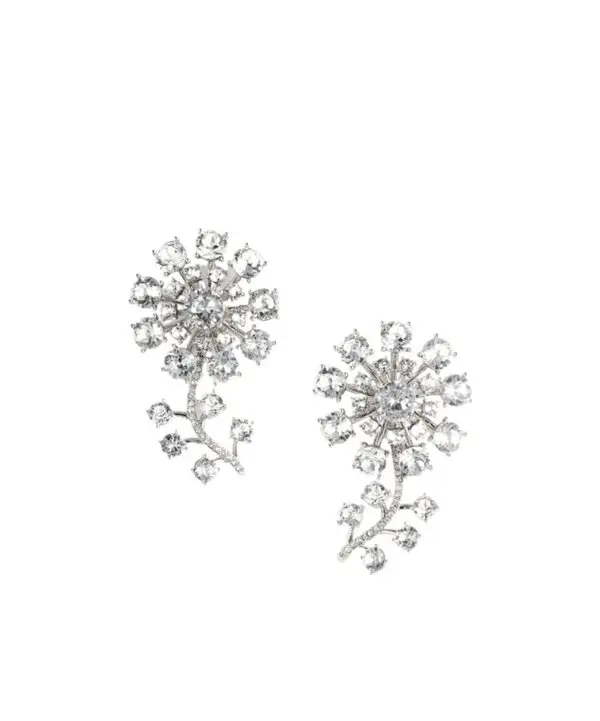 SELF-PORTRAIT Flower Crystal Earrings