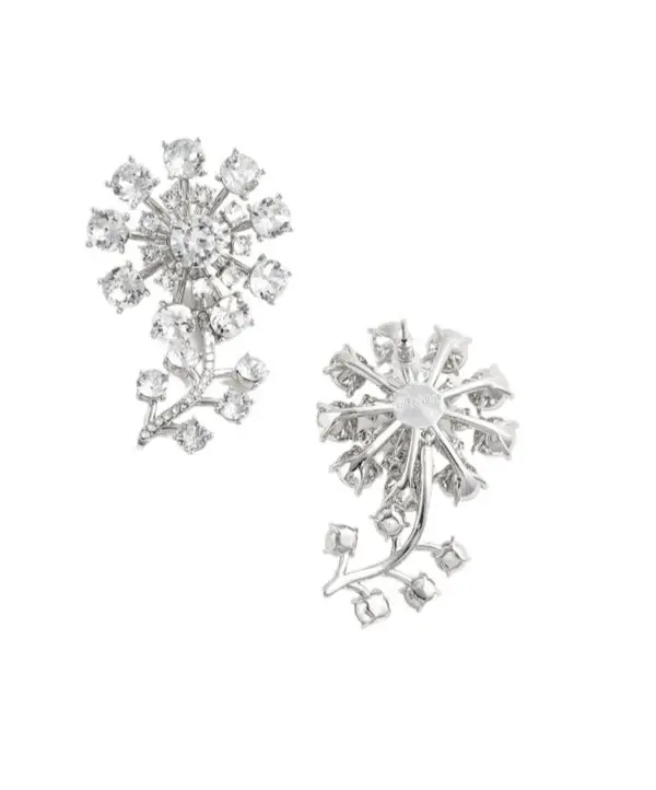 SELF-PORTRAIT Flower Crystal Earrings