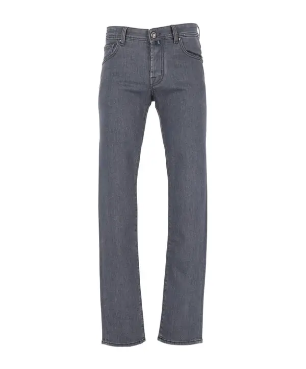 Jacob Cohen Logo-patch Straight-leg Jeans