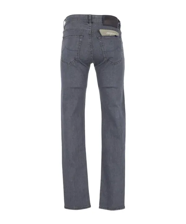 Jacob Cohen Logo-patch Straight-leg Jeans