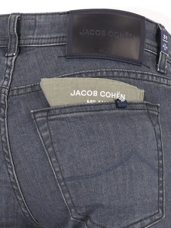 Jacob Cohen Logo-patch Straight-leg Jeans