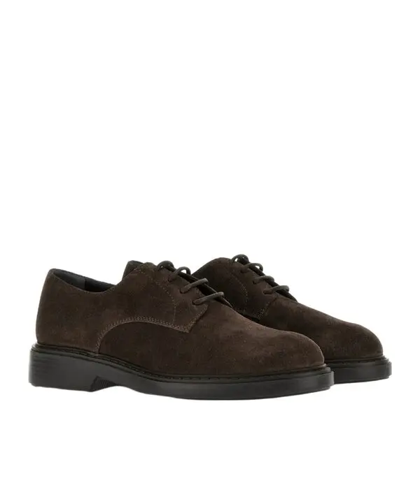 Hogan Suede Lace-up Derby Shoes