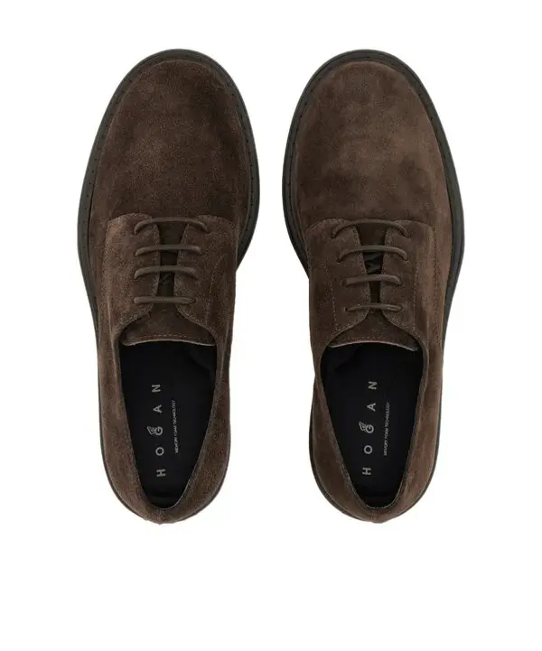 Hogan Suede Lace-up Derby Shoes