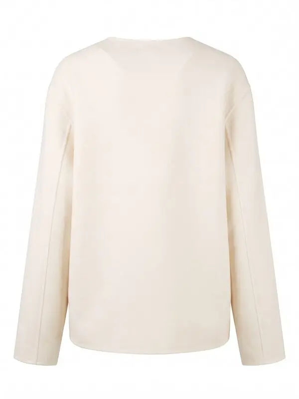 P.a.r.o.s.h Long-sleeve Casual Jacket With Patch Pockets And Front Button Closure