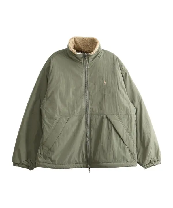 Polo Ralph Lauren High-neck Zip-up Jacket - Green
