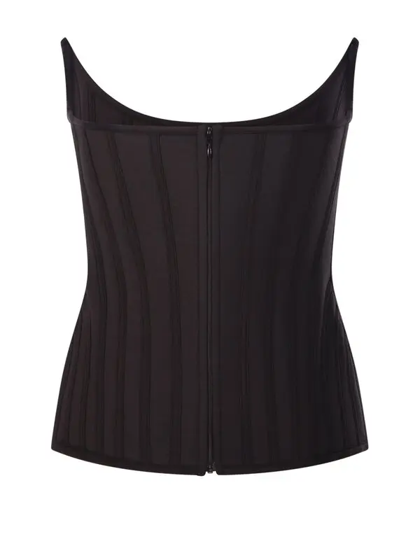 Giuseppe Di Morabito Sleeveless Top With Back Zipper - Brown