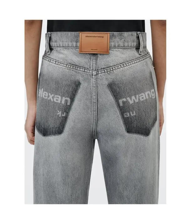 Alexander Wang Shadow Pocket Relaxed Fit Jeans