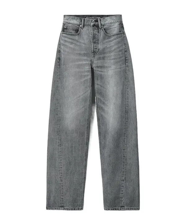 Alexander Wang Shadow Pocket Mid-rise Relaxed Jean - Washed Ash