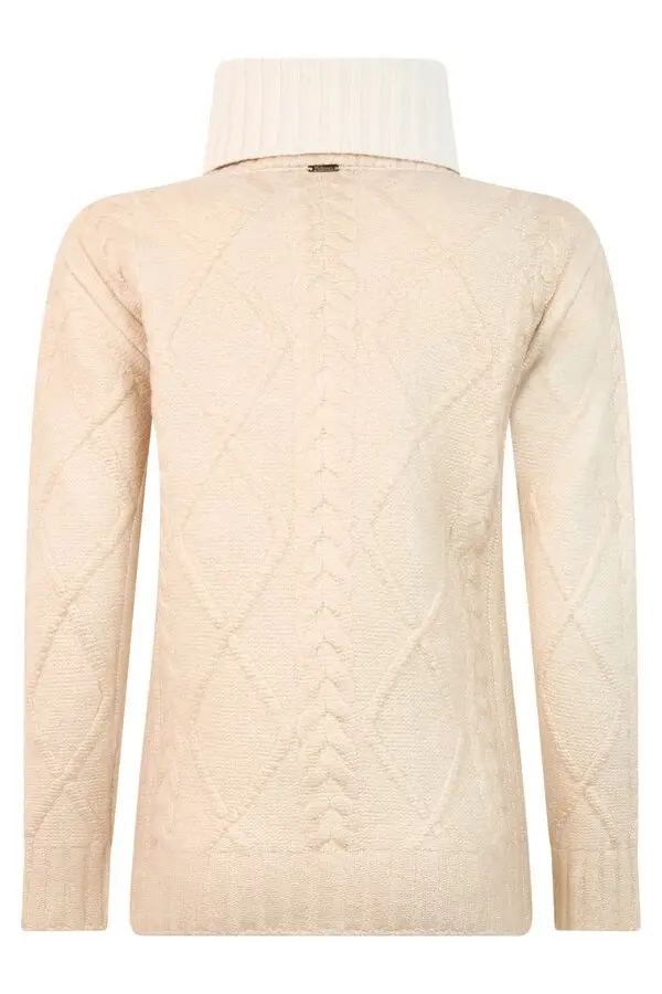Herno Lamé-effect High-neck Sweater