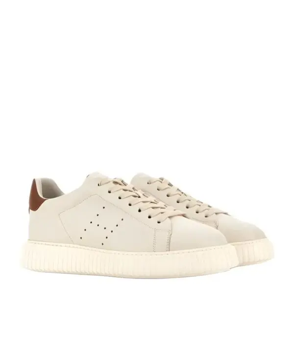 Hogan Round-toe Sneakers With H Logo Detail