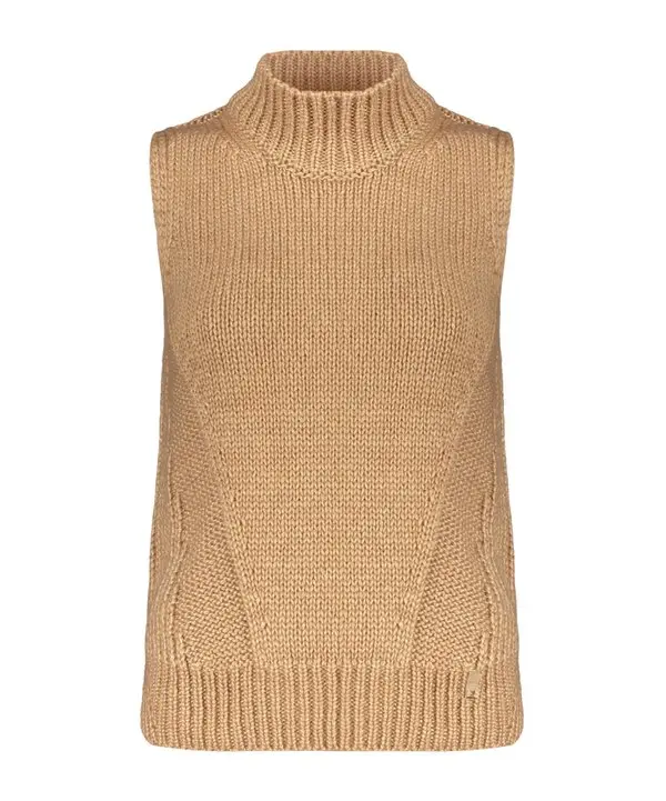 Herno Ribbed Sleeveless Knit Top