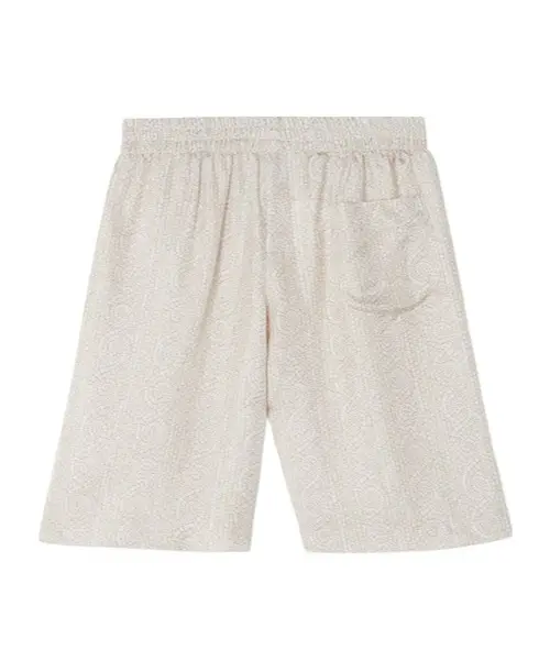 Versace Printed Silk Twill Shorts