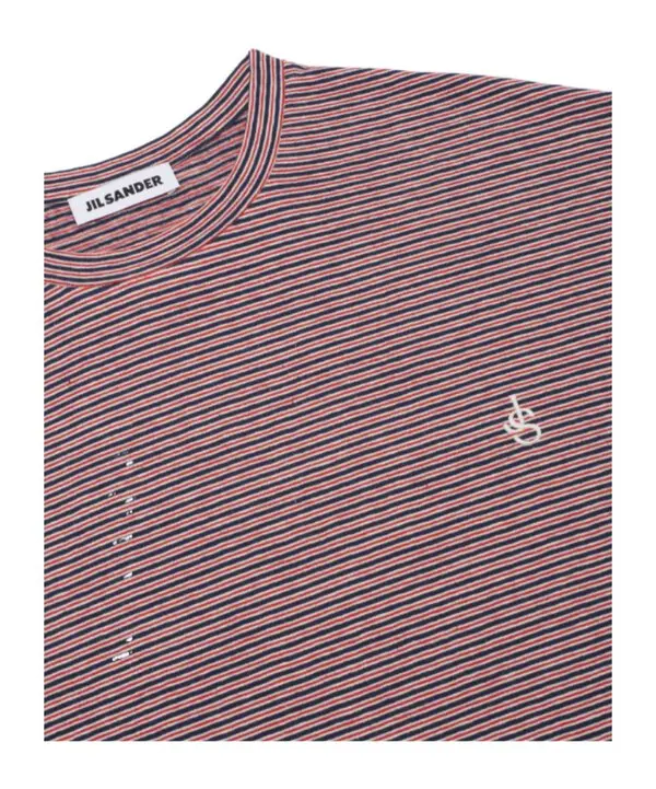 JIL SANDER Striped Cotton T-shirt
