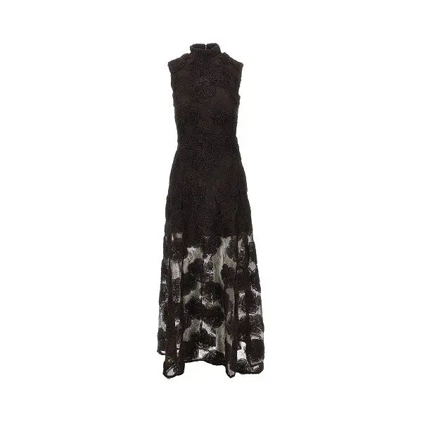 ROTATE BY BIRGER CHRISTENSEN Floral Embroidered Sleeveless Dress