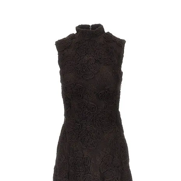 ROTATE BY BIRGER CHRISTENSEN Floral Embroidered Sleeveless Dress