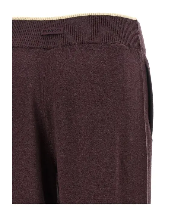 Pinko Wide-leg Casual Trousers