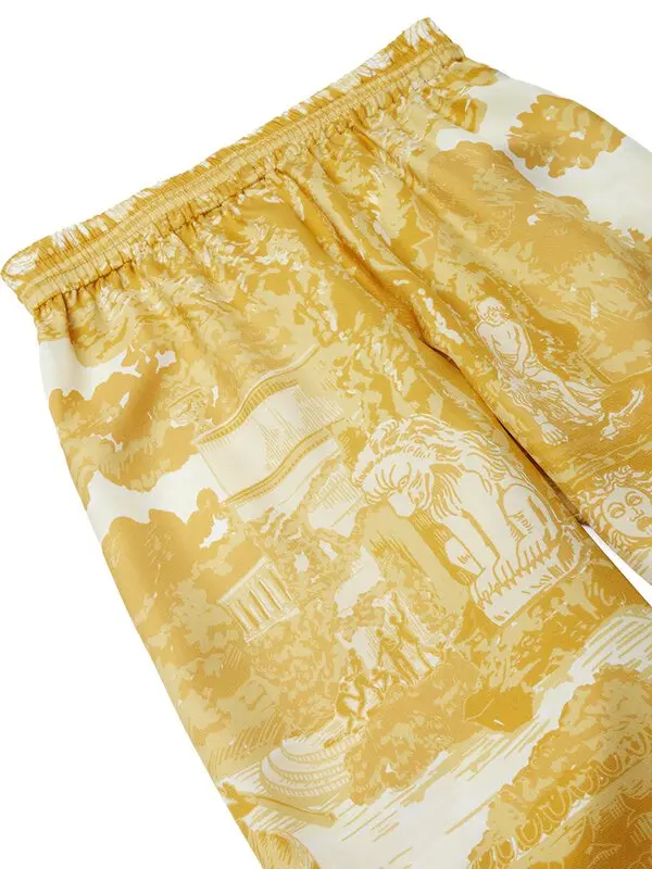 Versace The Grotto Gold Fluid Trousers