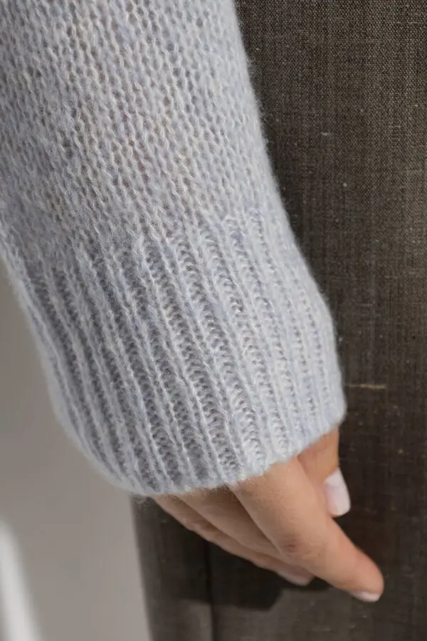 LISA YANG Solene Ribbed Knit Sweater