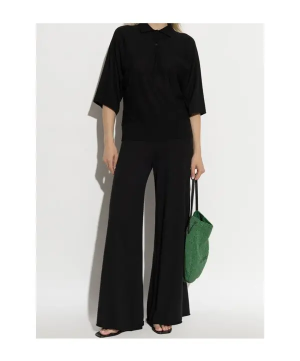 LISA YANG Norie Polo Knitted Top
