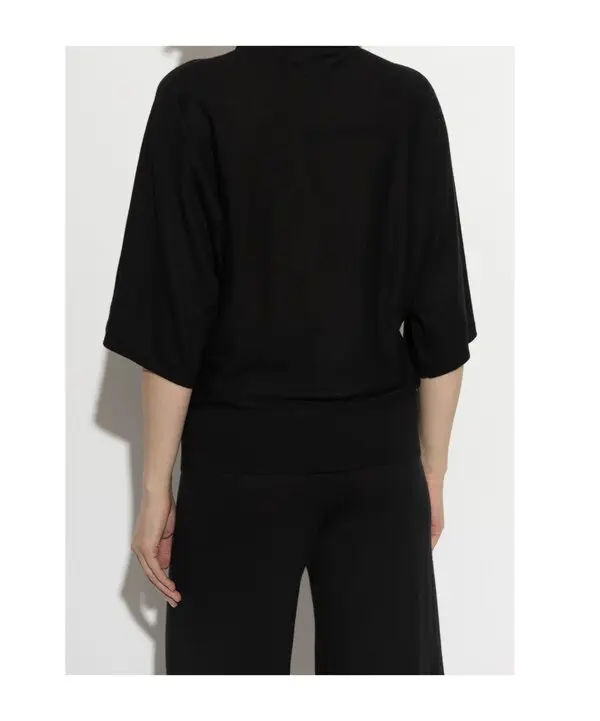LISA YANG Norie Polo Knitted Top