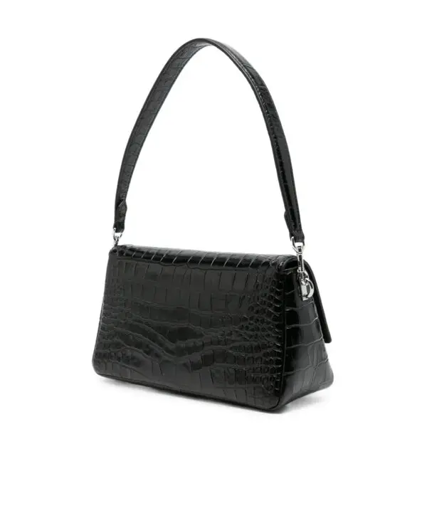 Tory Burch Charlie Croc-embossed Shoulder Bag