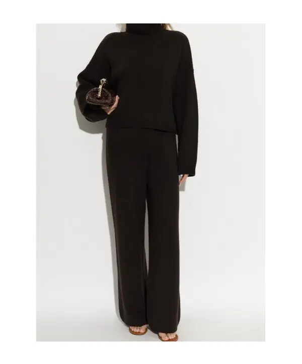 LISA YANG Zerlina Boxy Turtleneck Knitted Sweater
