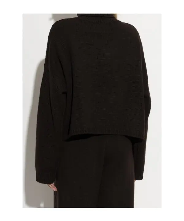 LISA YANG Zerlina Boxy Turtleneck Knitted Sweater