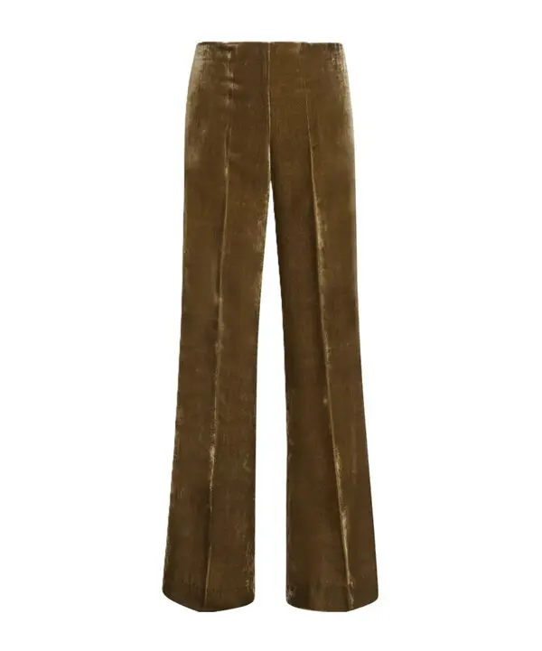 P.a.r.o.s.h Wide-leg Trousers With Crease Detail