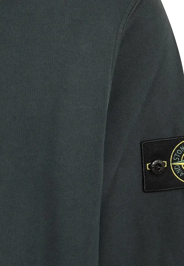 Stone Island Hoodie Sweater - Dark Green