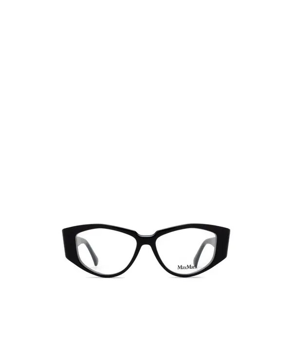 Max Mara Irregular Frame Eyeglasses - Black
