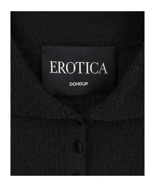 DONDUP Long-sleeved Ribbed Knit Top