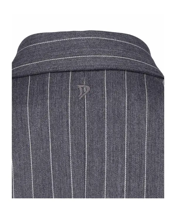DONDUP Buttoned Striped Shirt Dress