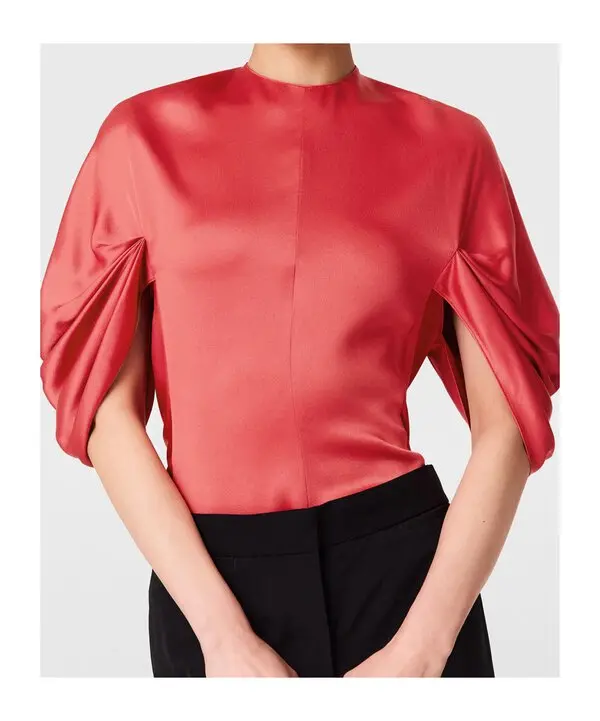 Stella McCartney Draped-sleeve Blouse