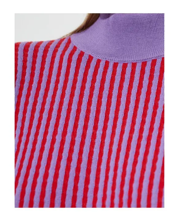 Versace Cable-knit Mini Dress