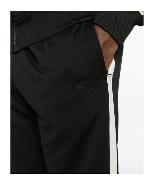 MAISON MARGIELA Side-stripe Drawstring-waist Track Pants