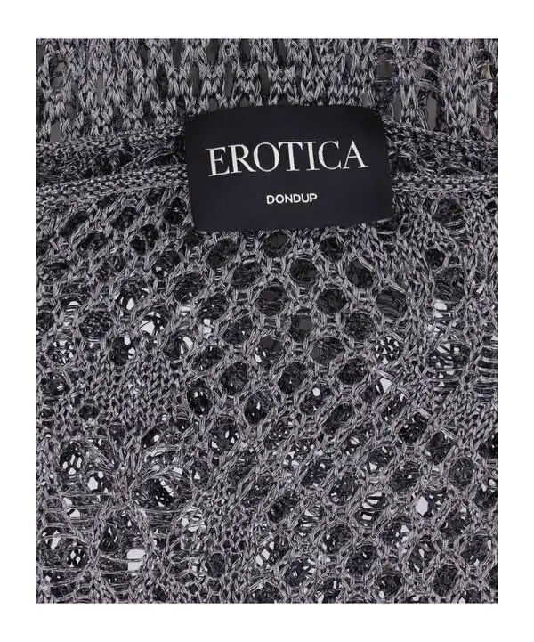 DONDUP Crochet Distressed Dress
