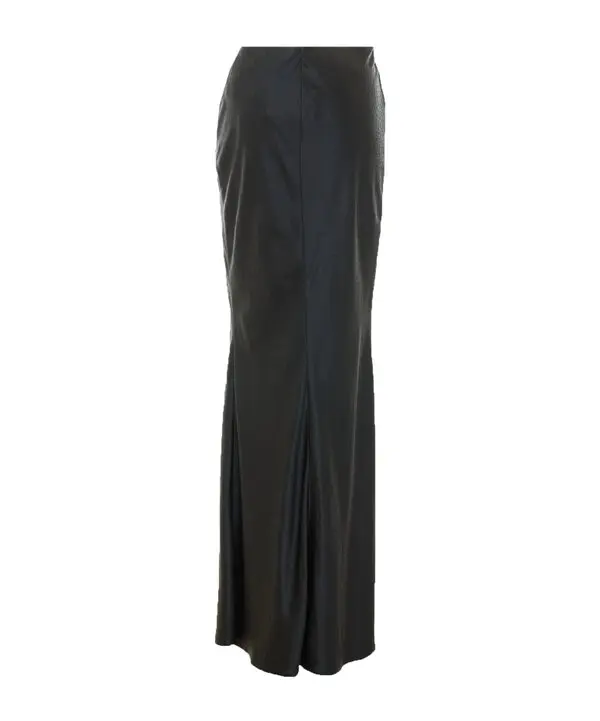 Elisabetta Franchi Textured Long Skirt