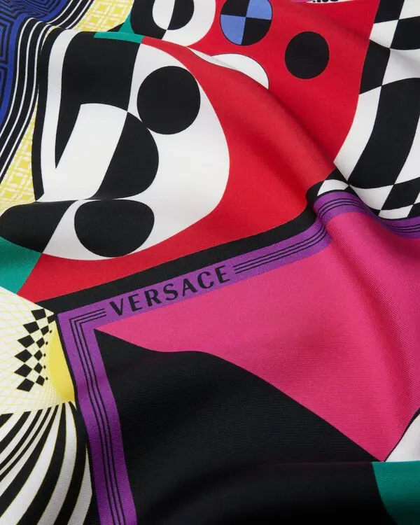 Versace Theatre Printed Scarf - Multicolor