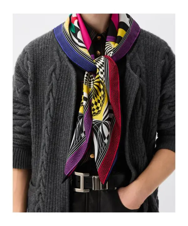 Versace Theatre Printed Scarf - Multicolor