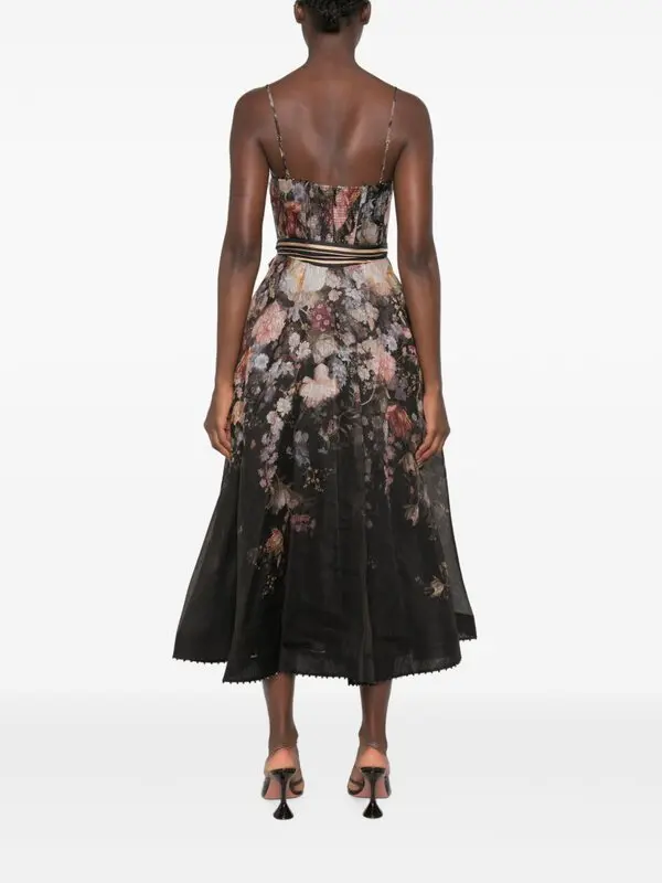 Zimmermann Valiant Corset Maxi Dress