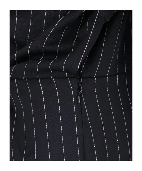 DONDUP Erotica Striped Maxi Shirt Dress