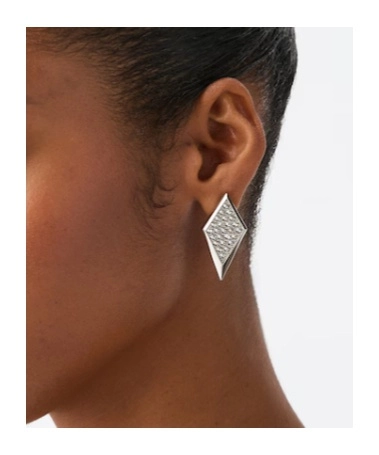 Versace Blade Crystal Earrings