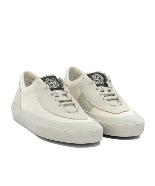 Stone Island Low-top Trainers With Compass Logo