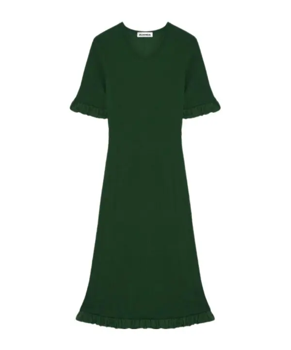 JIL SANDER Round Neck Dress