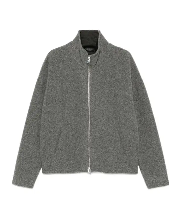 DONDUP Stand-collar Zip-up Casual Jacket